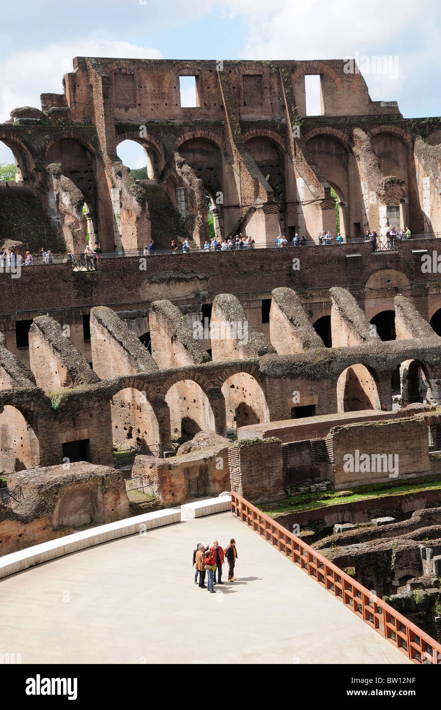 Stage & arcades, Colosseum Stock Photo - Alamy