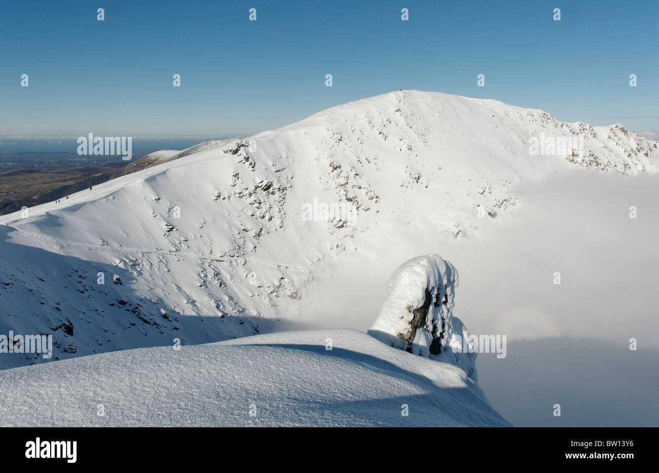 Brocken spectre snowdon hi-res stock photography and images - Alamy