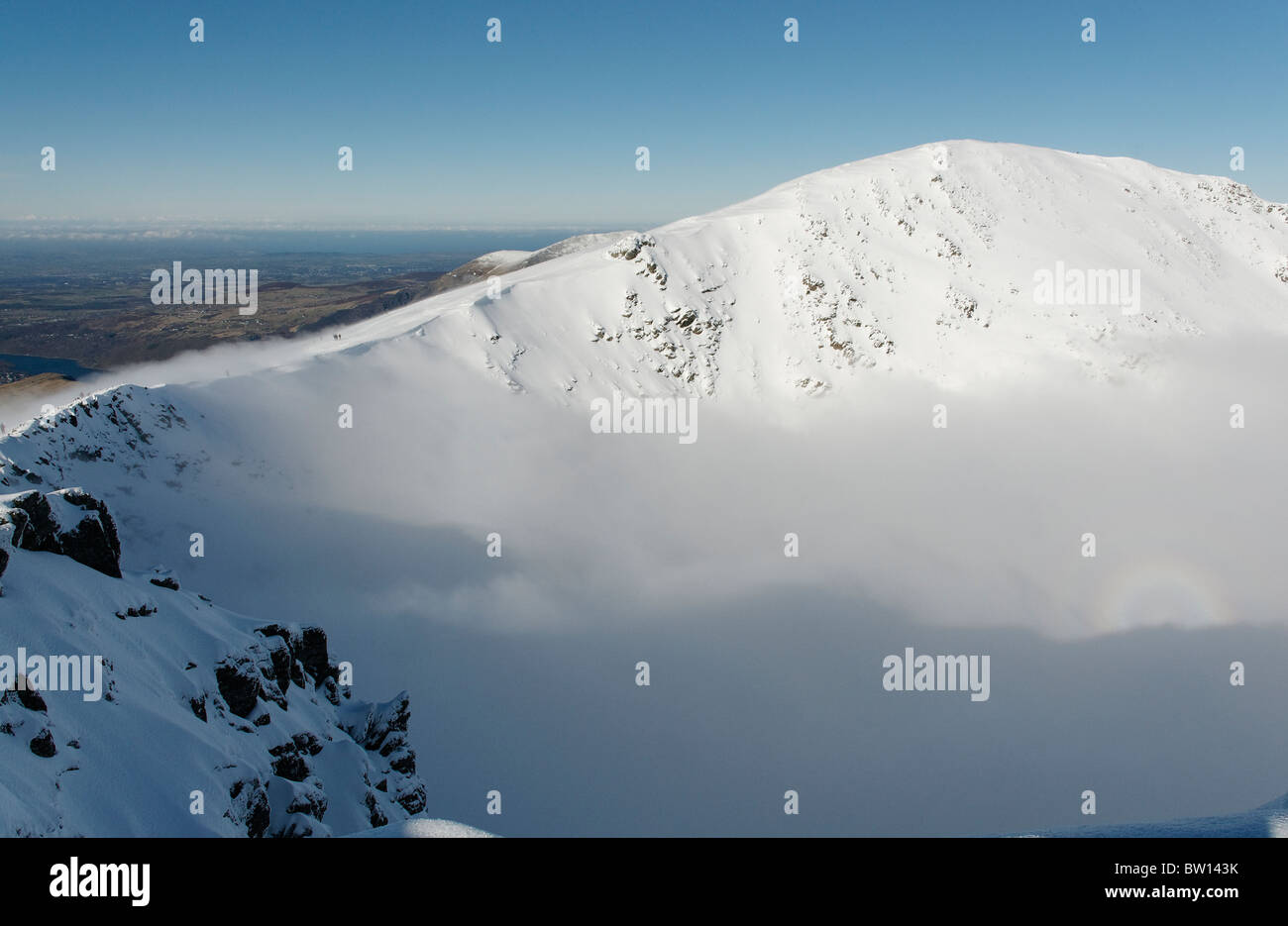 Brocken spectre snowdon hi-res stock photography and images - Alamy