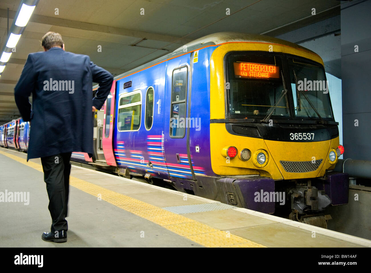 Kings Cross Station , First Capital Connect train to Peterborough via ...