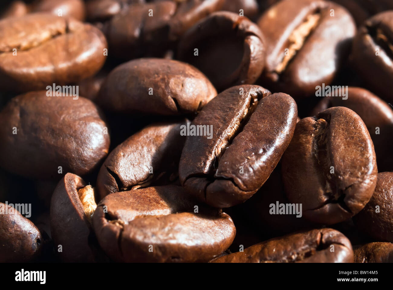 many coffee beans background v2 Stock Photo - Alamy