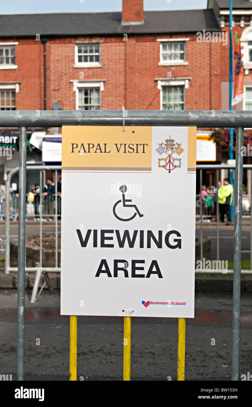papal visit of Joseph Aloisius Ratzinger at the oratory on hagley road ...