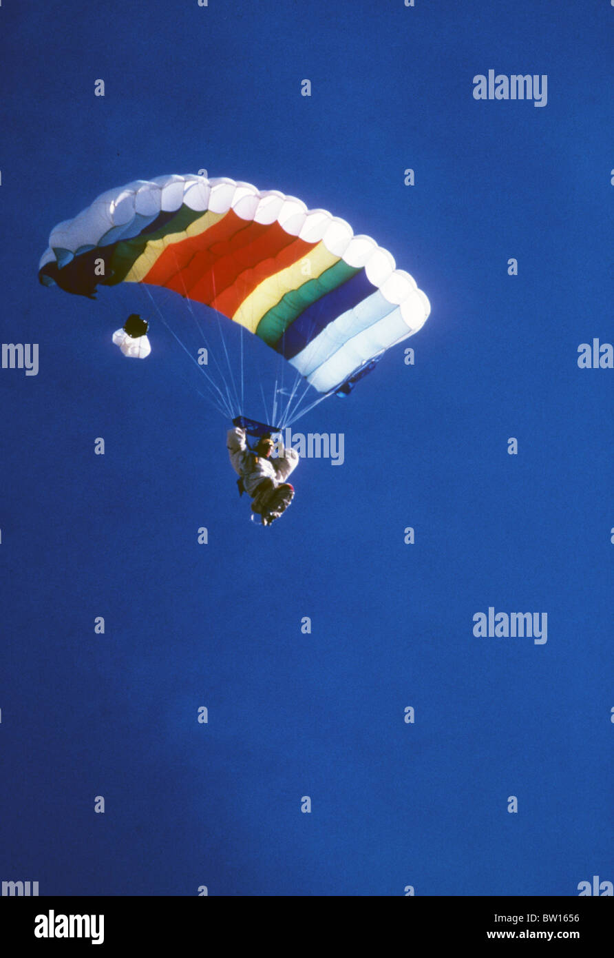 sport parachute fly glide swing danger thrill risk speed high altitude ...