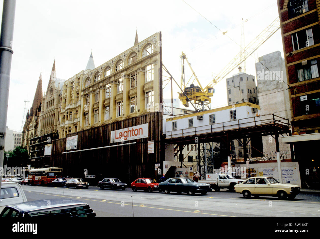 Sydney Australia Oz Historic facade of building is saved retained as ...
