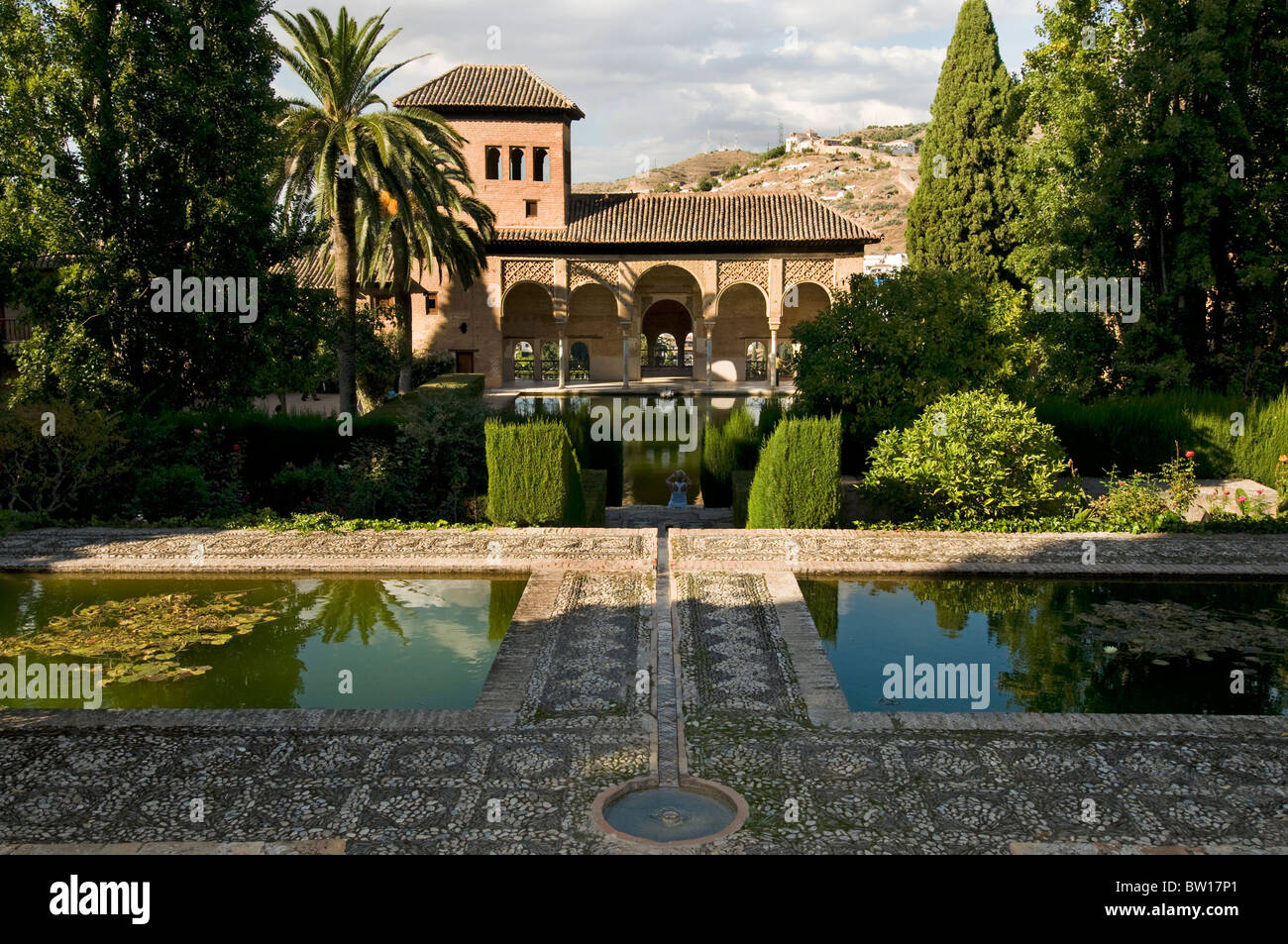 Alhambra Granada Spain Andalusia golden palace Stock Photo - Alamy