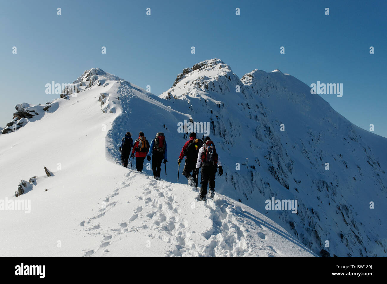 Carnedd ugain crib y ddysgl hi-res stock photography and images - Alamy