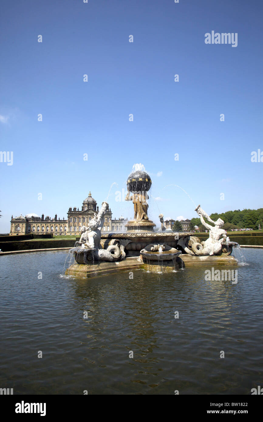 THE ATLAS FOUNTAIN CASTLE HOWARD NORTH YORKSHIRE MALTON NORTH YORKSHIRE ...