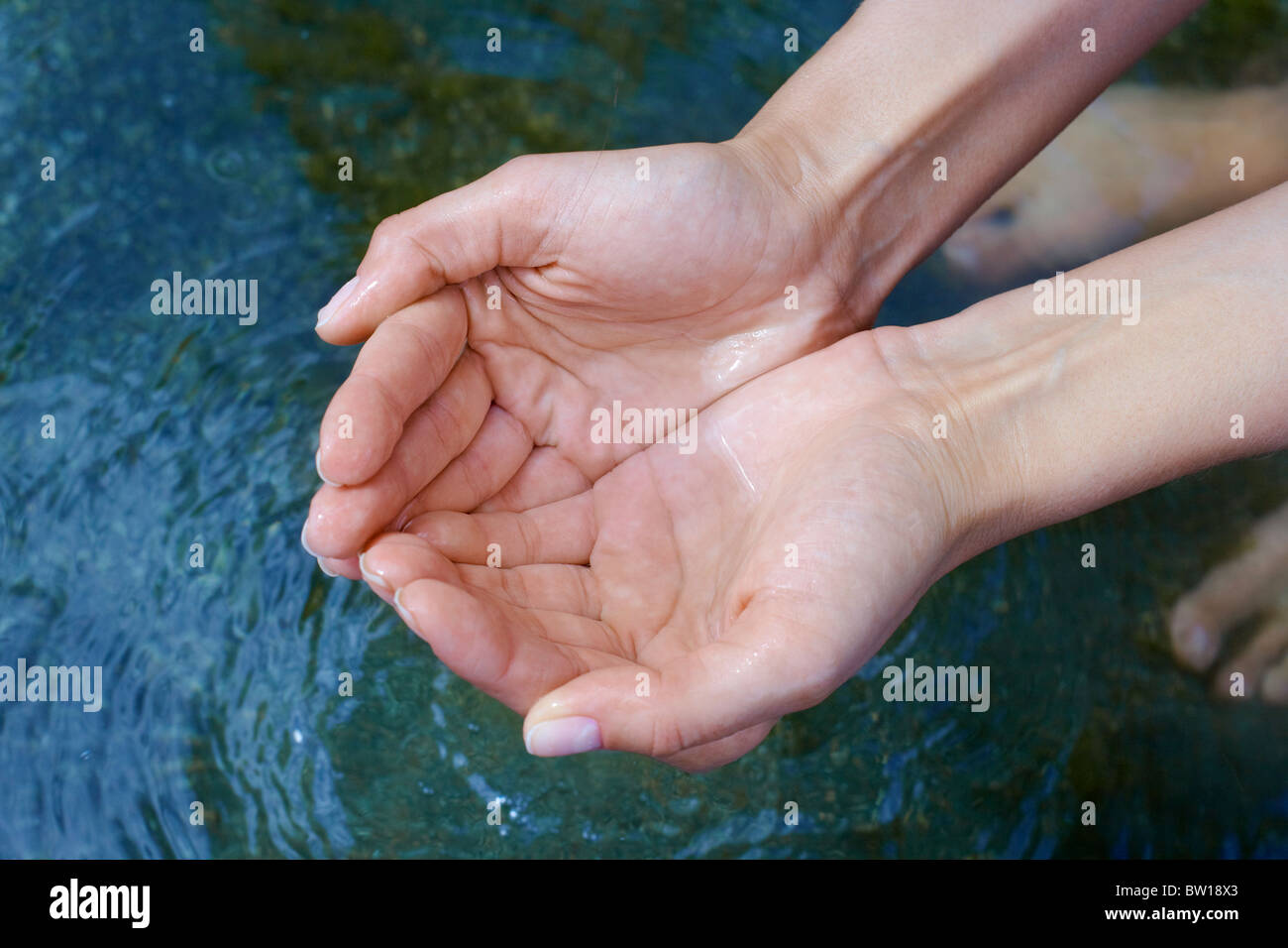 Human palms hi-res stock photography and images - Alamy