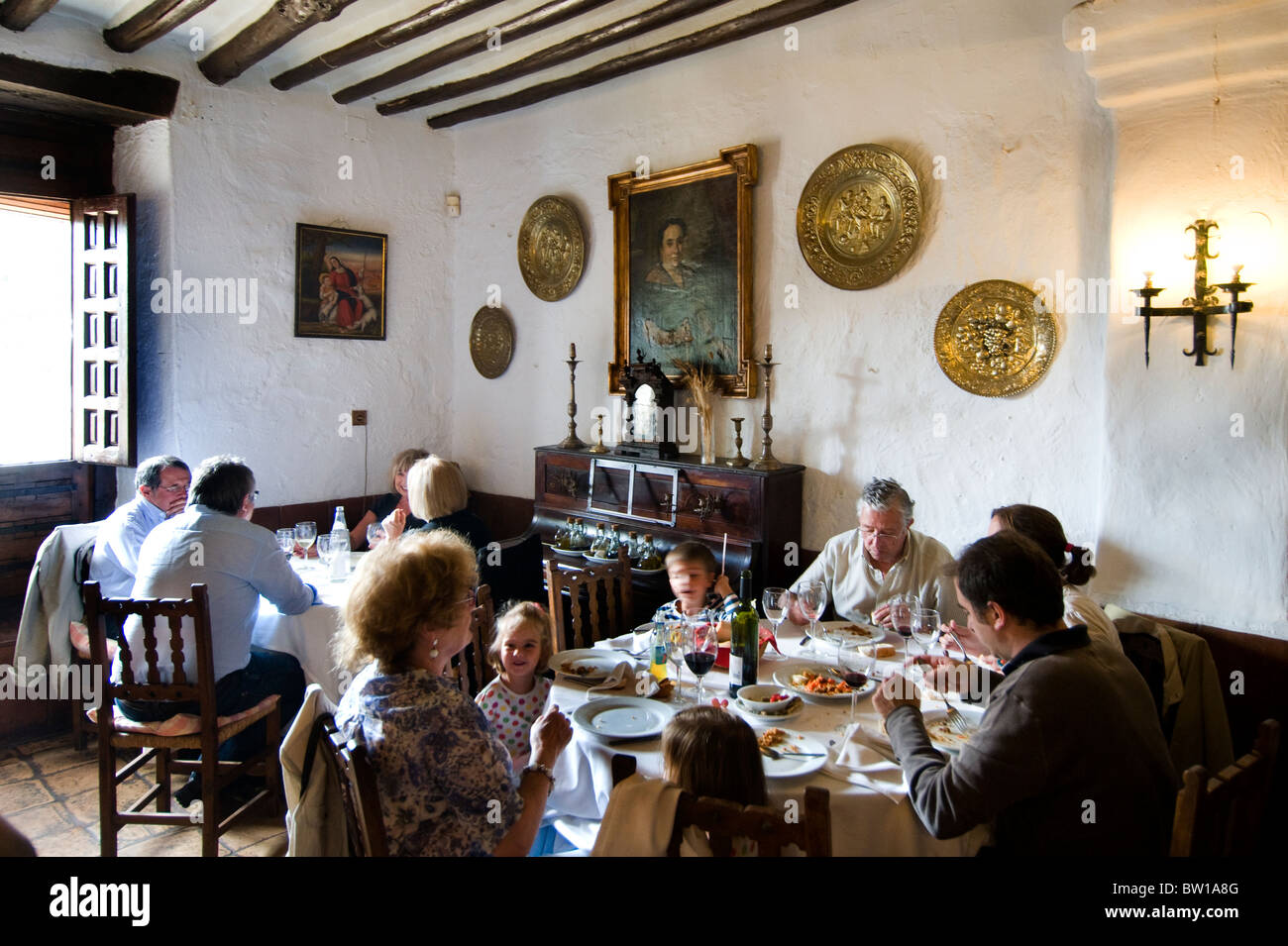 Spain Andalusia old Farm Spanish restaurant diner Stock Photo - Alamy