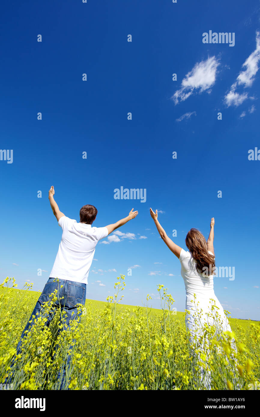 Person arms stretching upwards hi-res stock photography and images - Alamy