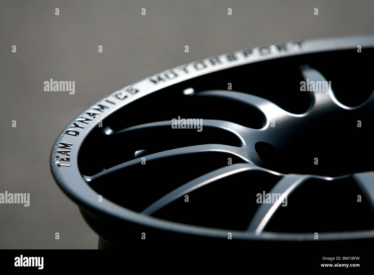 Team Dynamics Alloy Wheels in black finish Stock Photo - Alamy