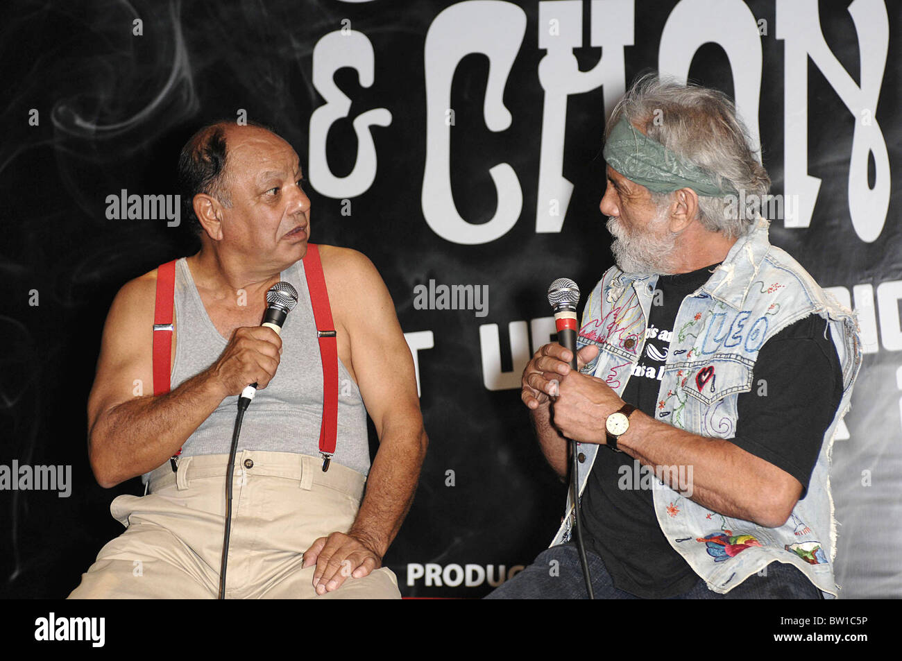CHEECH and CHONG Comedy Reunion Tour Announcement Stock Photo - Alamy