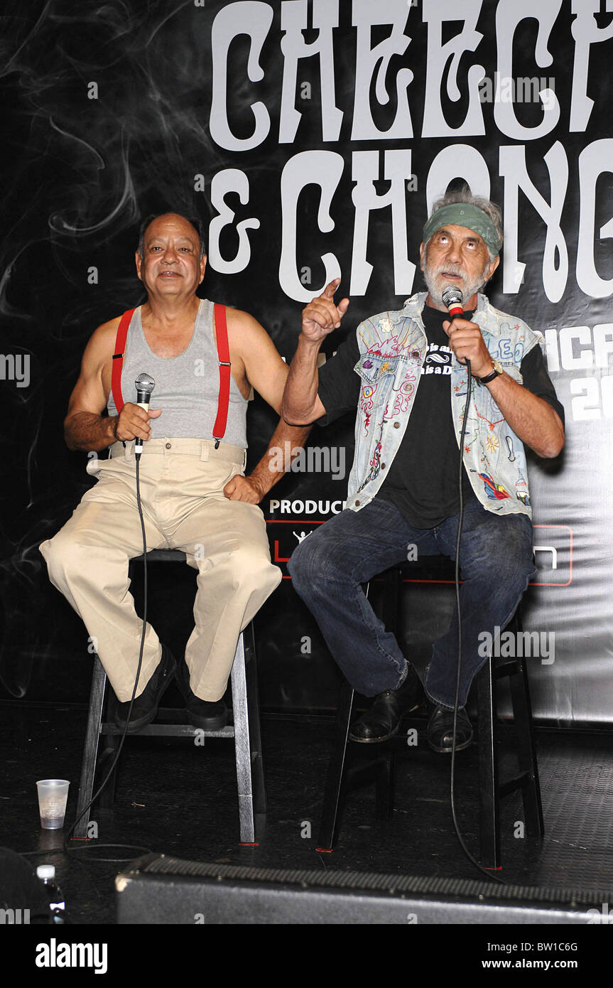 CHEECH and CHONG Comedy Reunion Tour Announcement Stock Photo - Alamy