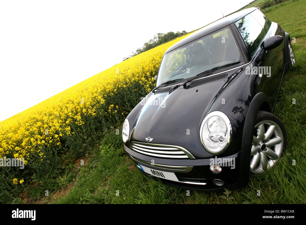 2005, black Mini Cooper Hatch car Stock Photo - Alamy