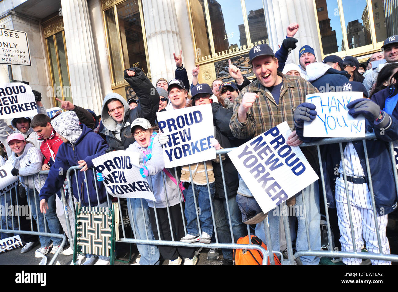 New york yankees parade hi-res stock photography and images - Alamy
