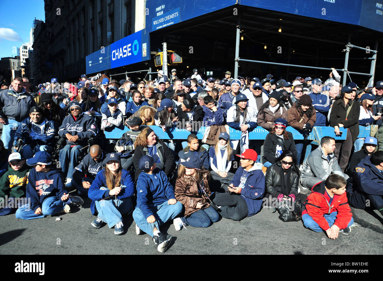 New york yankees parade hi-res stock photography and images - Alamy