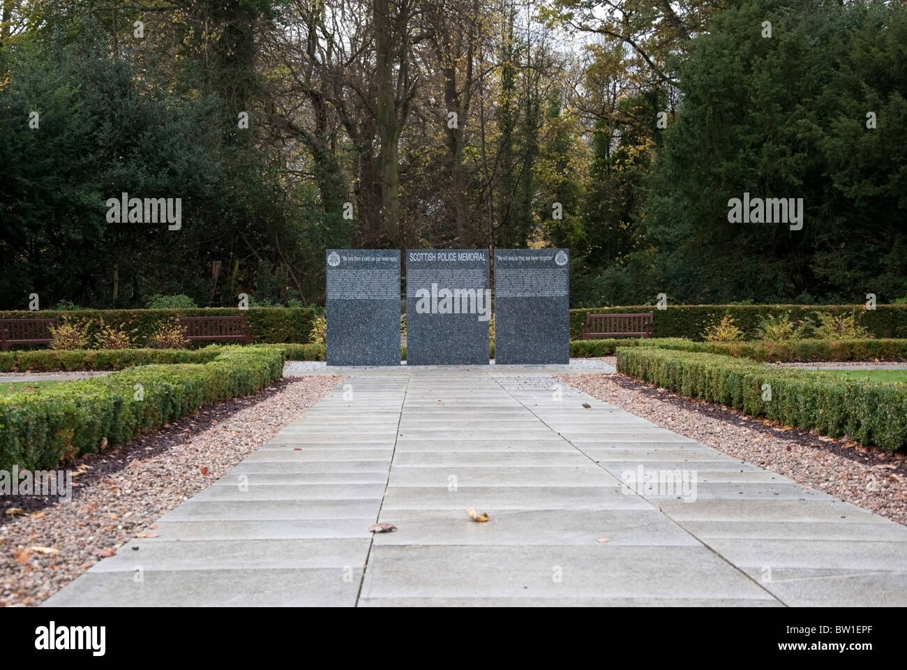 The Scottish Police Memorial & Garden Scottish Police College ...