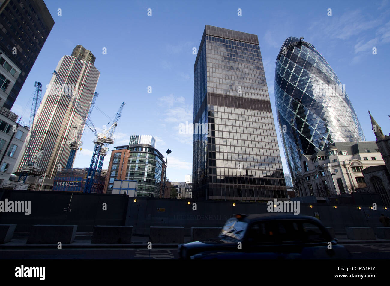 London building works, Tower 42 formerly Natwest tower, building works ...