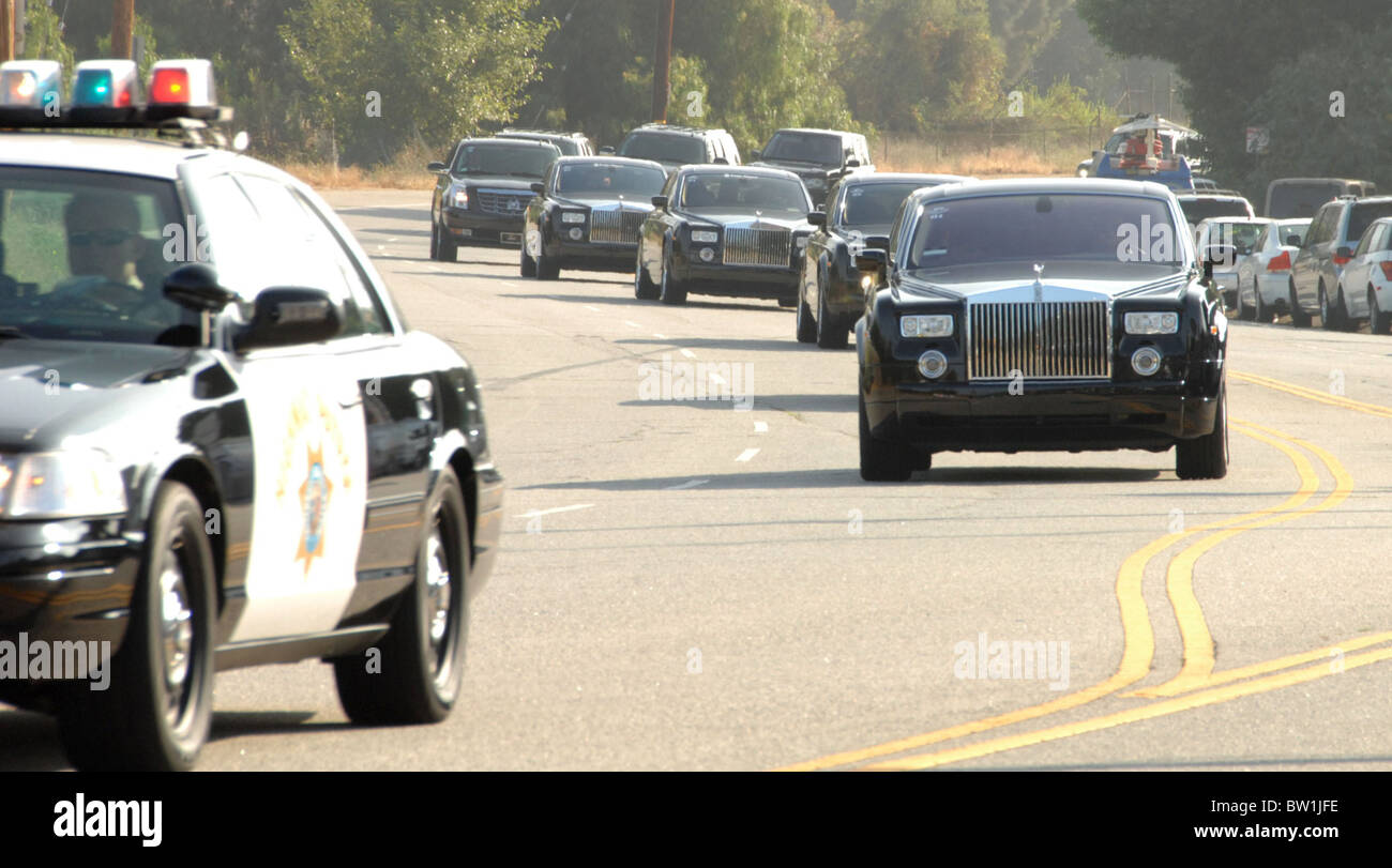 Michael jackson funeral service hi-res stock photography and images - Alamy
