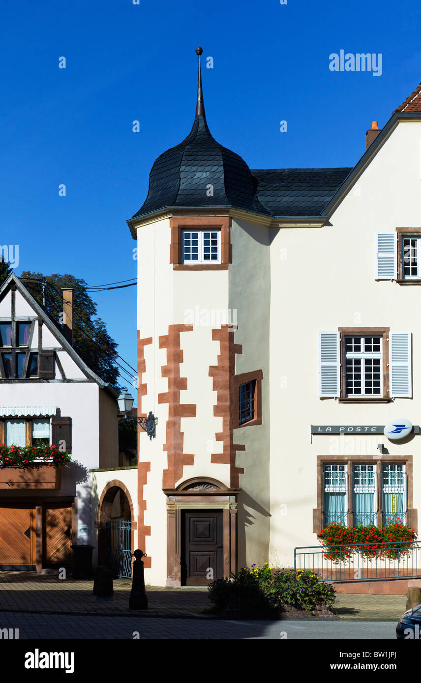 POST OFFICE BUILDING 17th Century BOUXWILLER ALSACE FRANCE Stock Photo ...