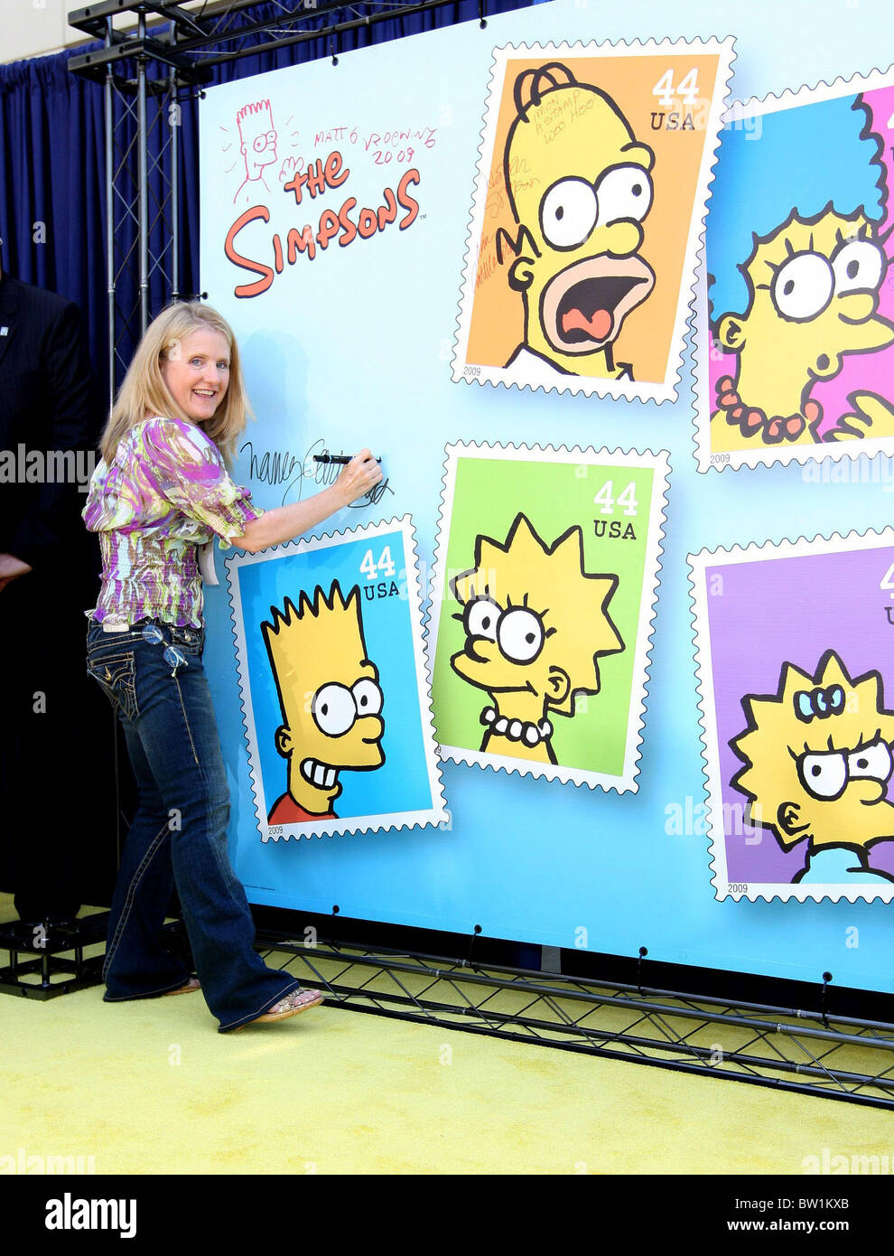 THE SIMPSONS 1st Day of Issue US Postal Service Stamp Dedication ...