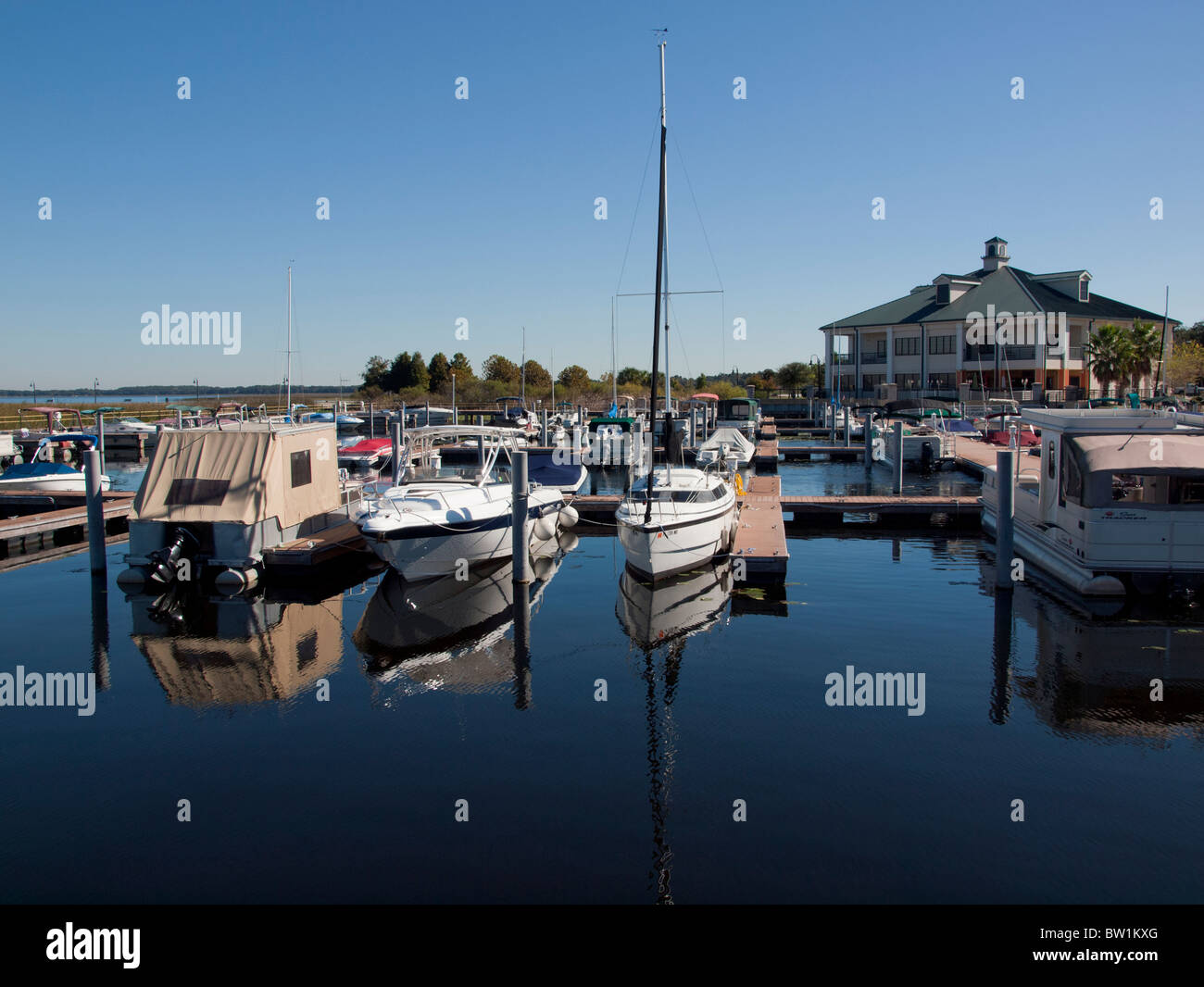 East Lake Tohopekaliga at St Cloud just South of Orlando Florida USA ...