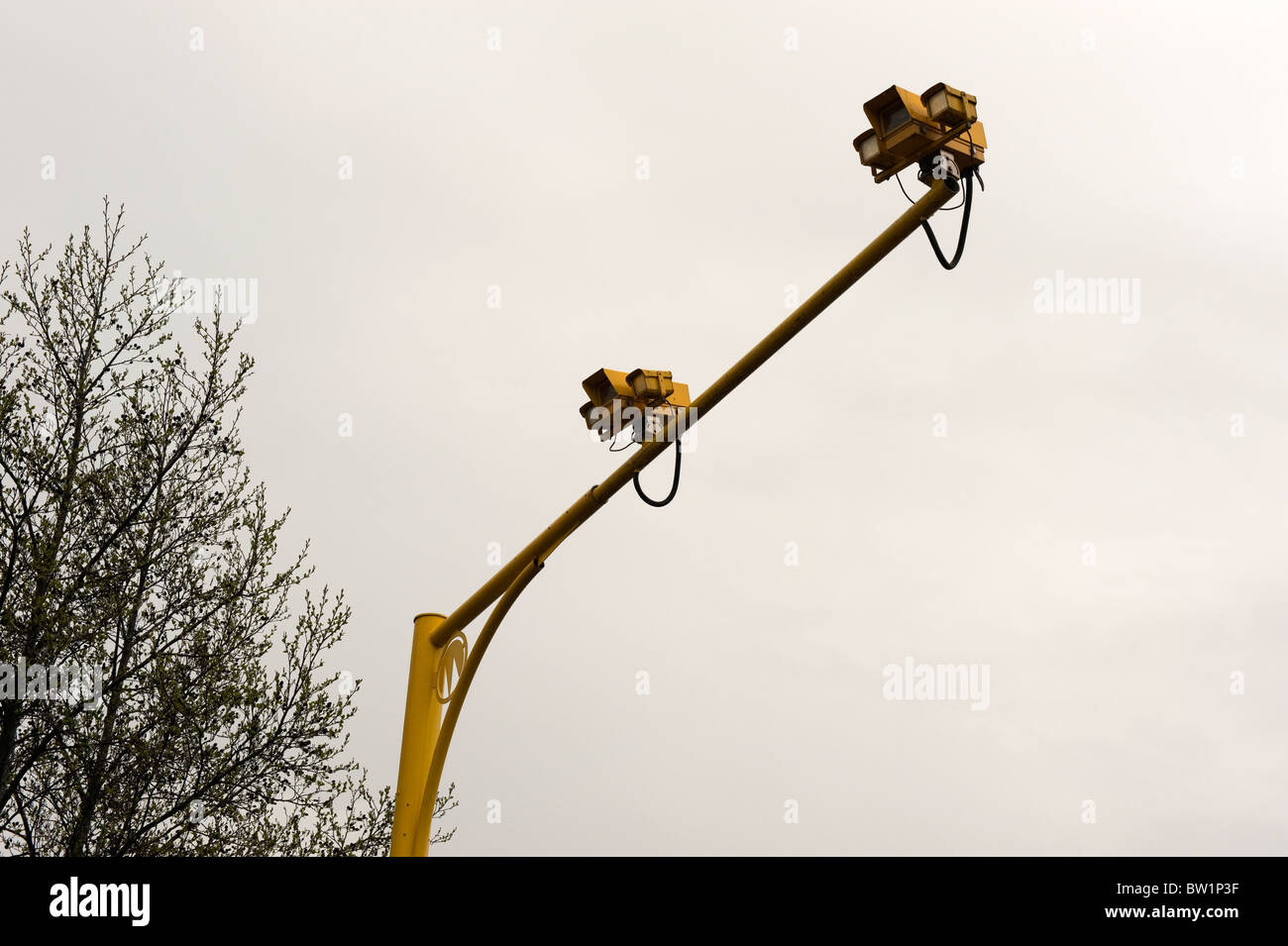 Motorway ANPR Automatic Number Plate Recognition Cameras Stock Photo - Alamy