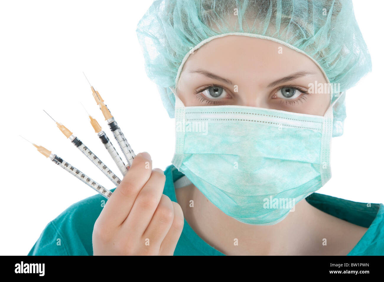 Female doctor with botox injection in is hand Stock Photo - Alamy