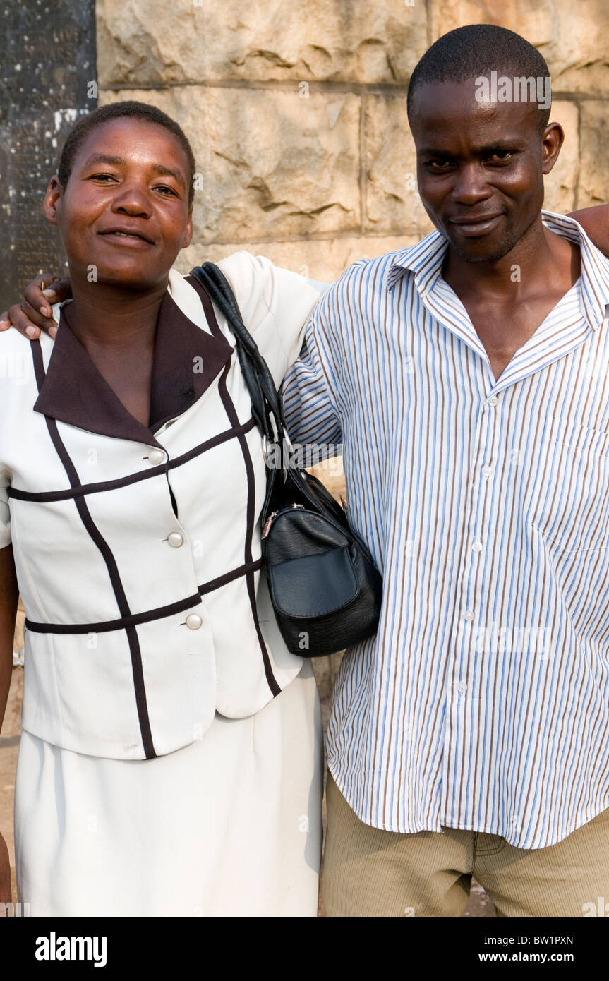 Couple at a public park in Masvingo, Zimbabwe Stock Photo - Alamy