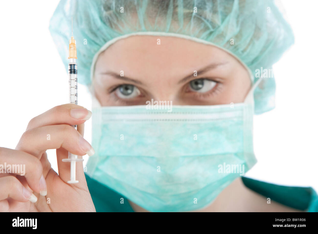 Female doctor with botox injection in is hand Stock Photo - Alamy