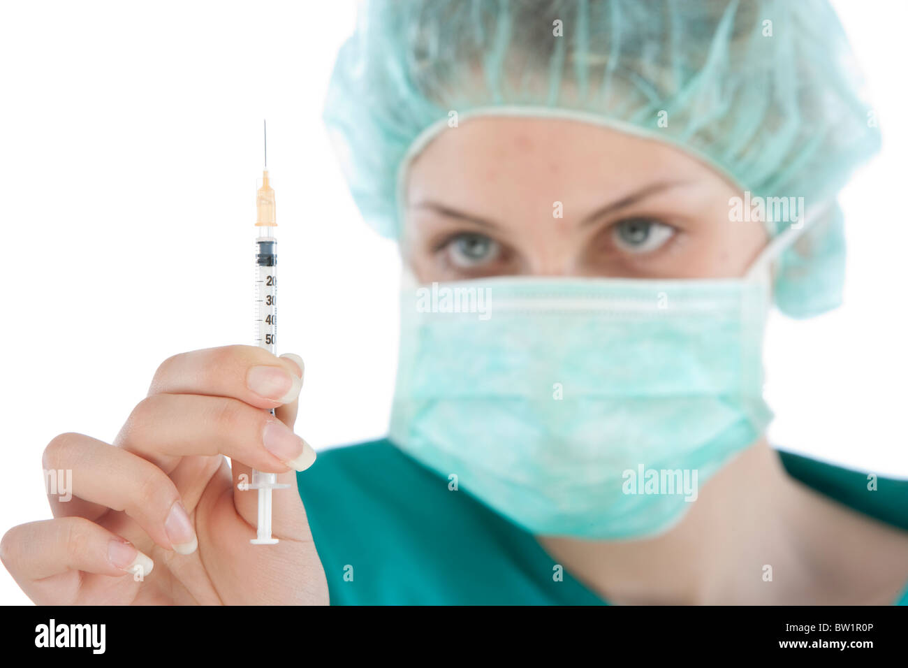 Female doctor with botox injection in is hand Stock Photo - Alamy