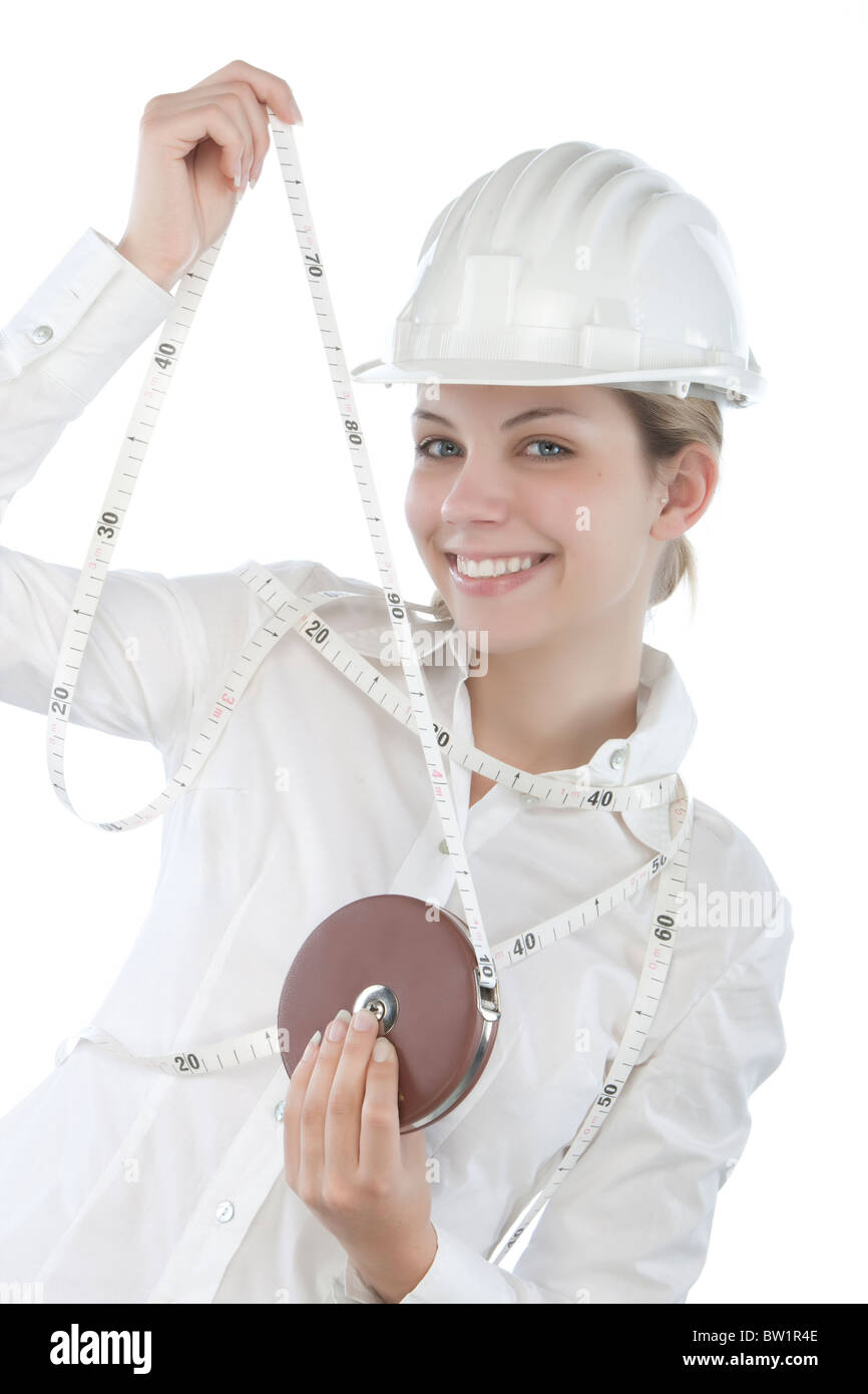 Attractive young engineer Stock Photo - Alamy