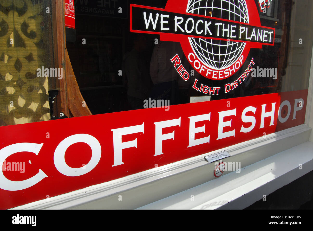 Coffee shop Cannabis weed drugs liberal Amsterdam Netherlands Holland ...