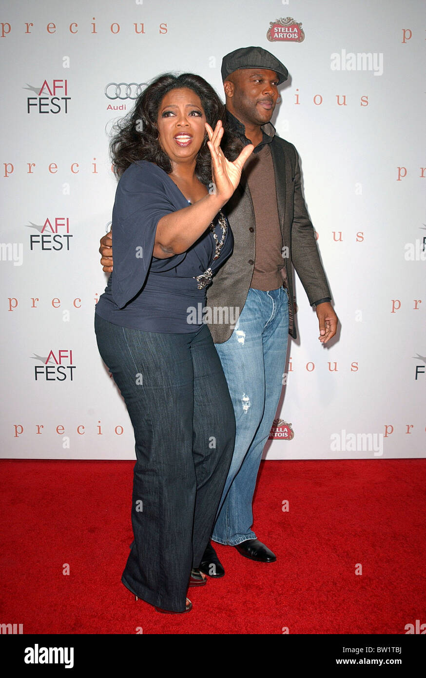 Oprah winfrey tyler perry precious hi-res stock photography and images ...