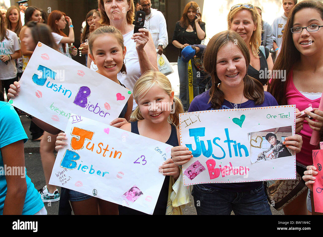 Justin Bieber Concert and Autograph Signing Stock Photo - Alamy