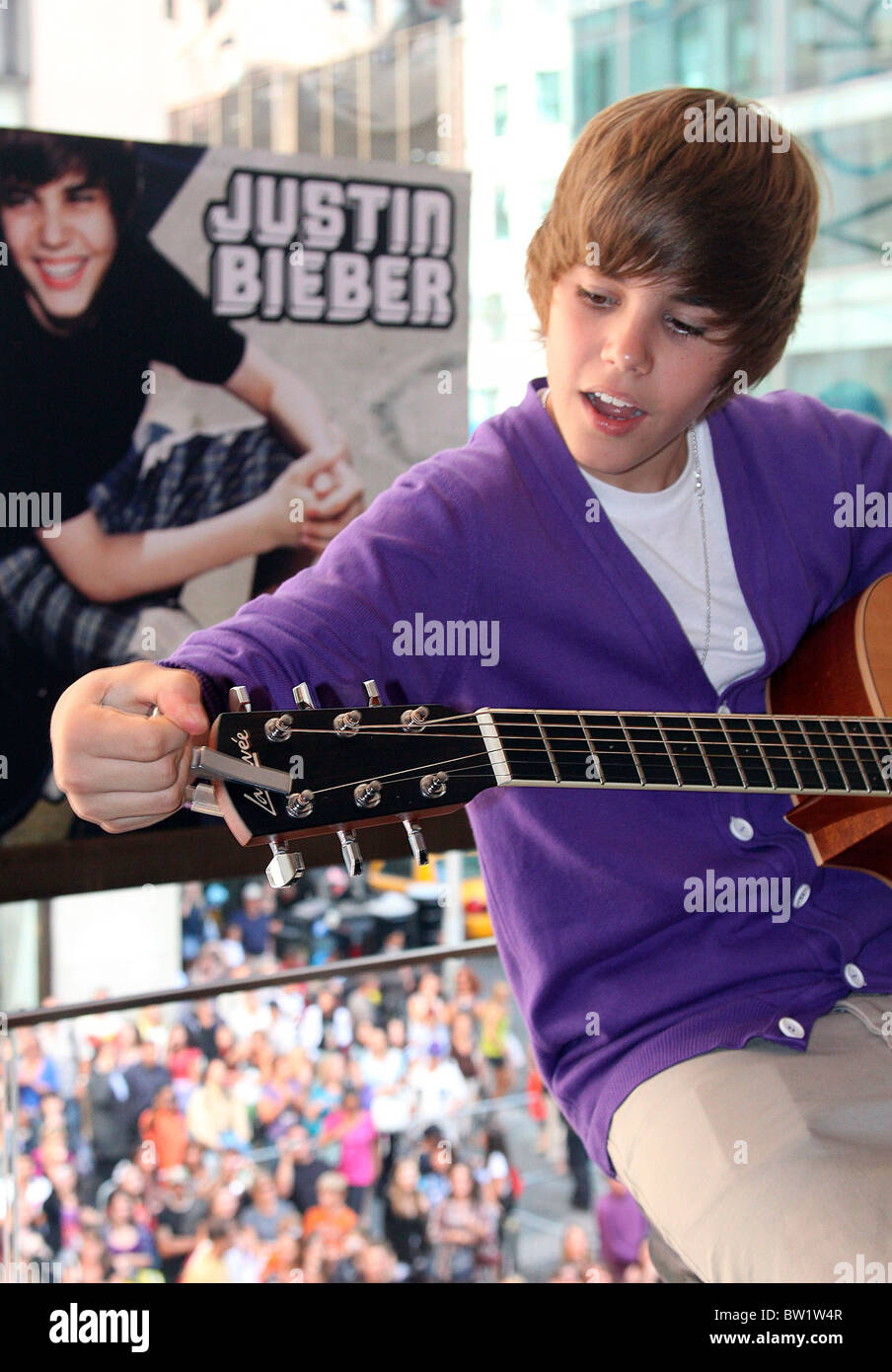 Justin Bieber Concert and Autograph Signing Stock Photo - Alamy