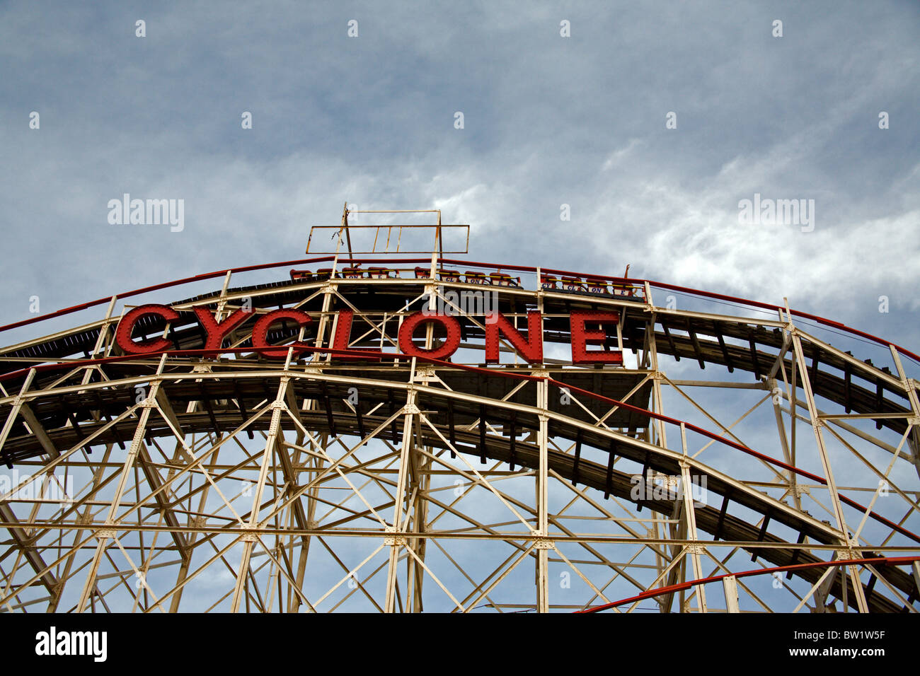 Coney Island Cyclone Stock Photo - Alamy