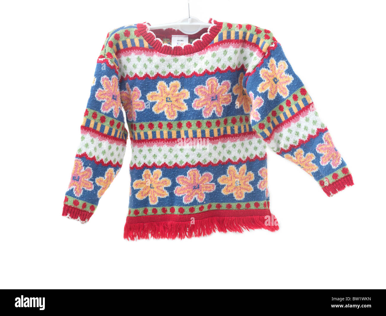 A Child's Jumper Hanging On Hanger Stock Photo - Alamy