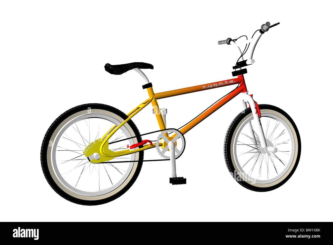 Retro style black bicycle Cut Out Stock Images & Pictures - Alamy