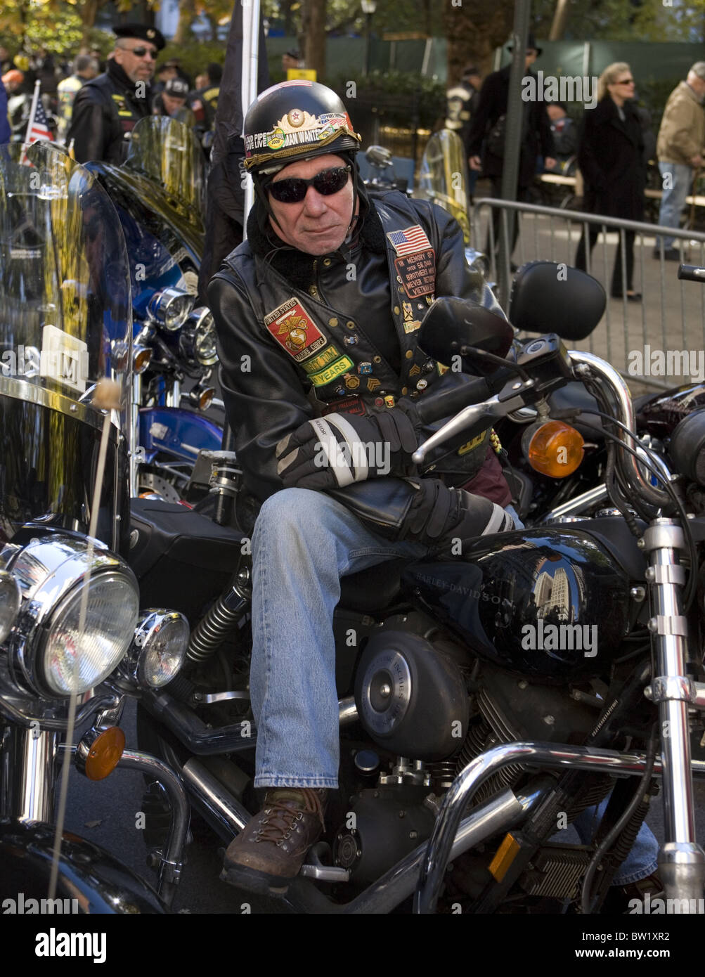 2010 Veterans Day Parade on 5th Avenue in New York City. Nam Knights ...