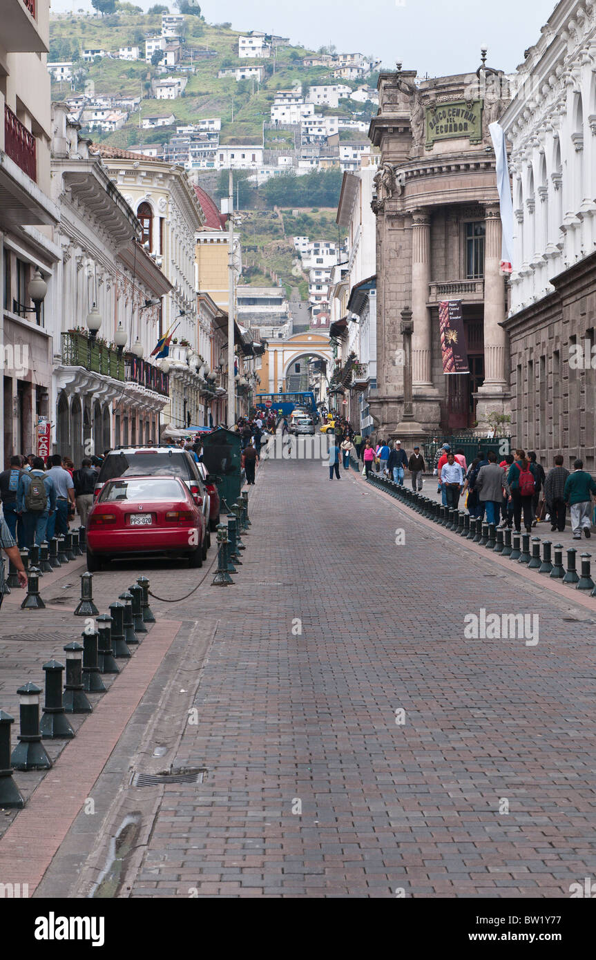 Street scenes, Historic Center, Quito, Ecuador Stock Photo - Alamy