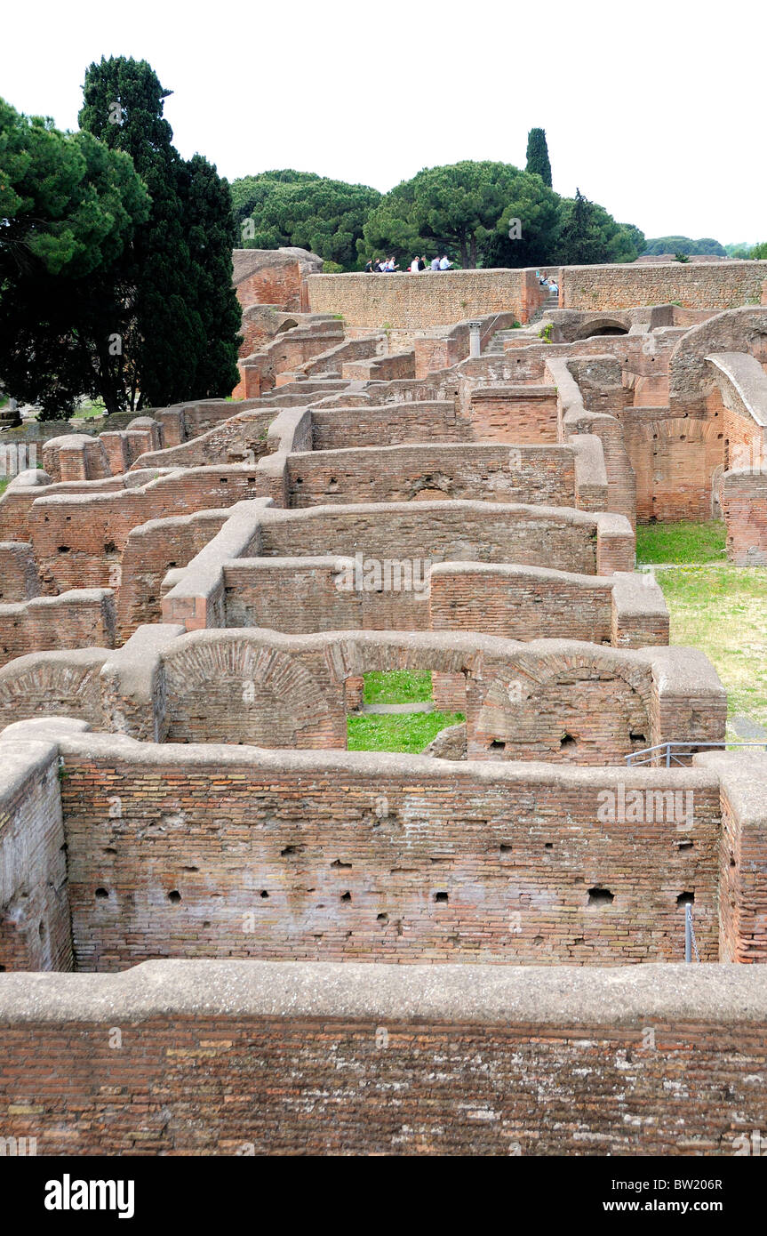 Wells, Baths of Neptune, Ostia Antica Stock Photo - Alamy