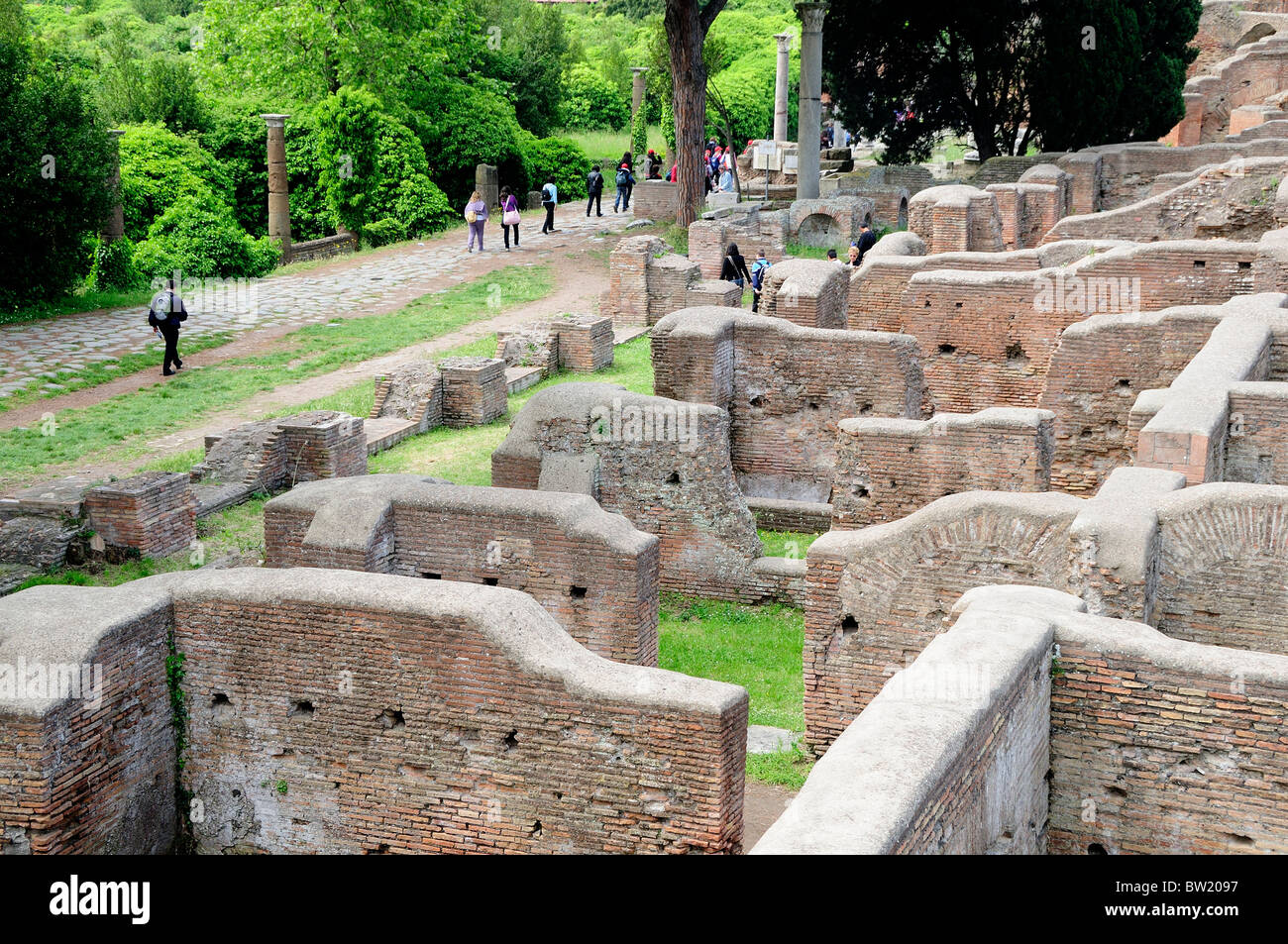 Baths of Neptune, Ostia Antica Stock Photo - Alamy