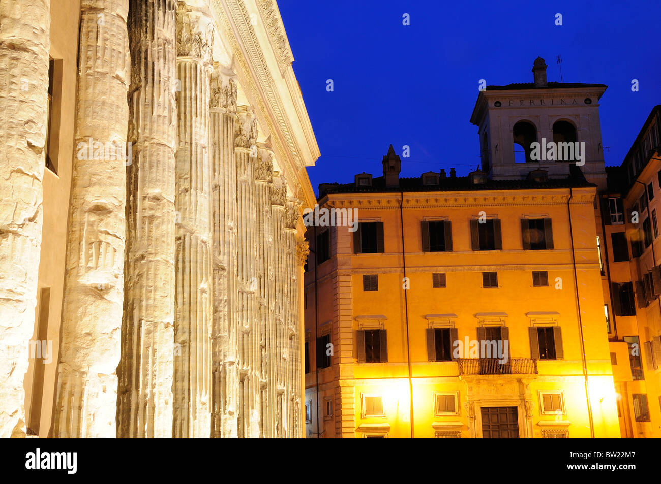 Hadrians temple hi-res stock photography and images - Alamy