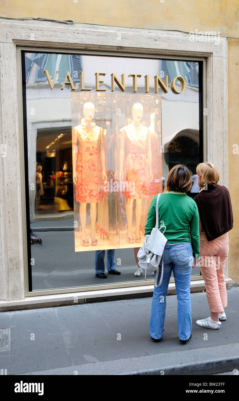 Via condotti valentino hi-res stock photography and images - Alamy