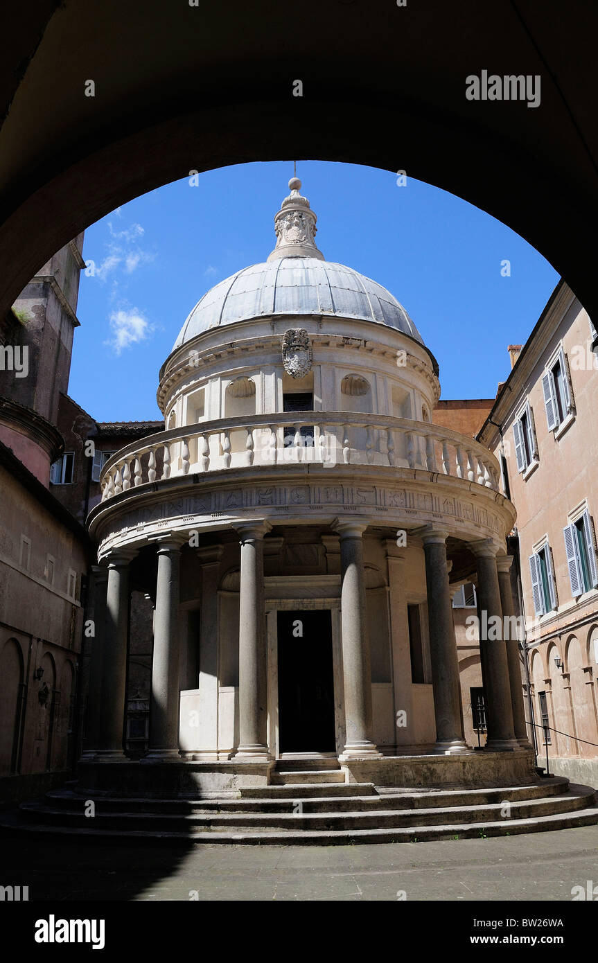 San pietro montorio tempietto hi-res stock photography and images - Alamy