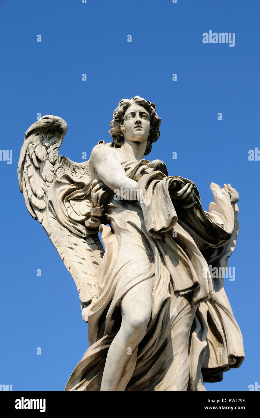 Sant angelo bridge detail hi-res stock photography and images - Alamy