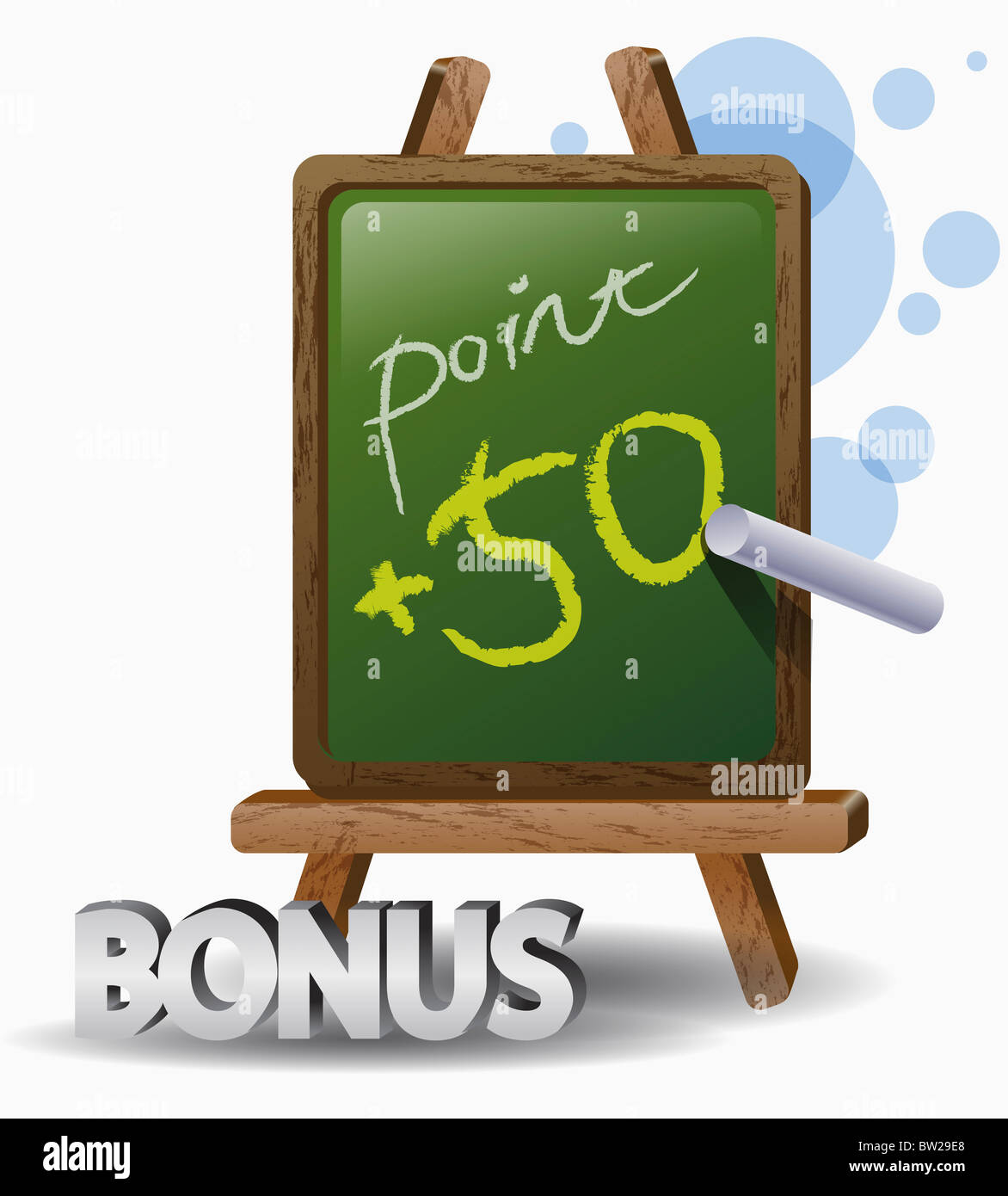 application icon of bonus point Stock Photo - Alamy