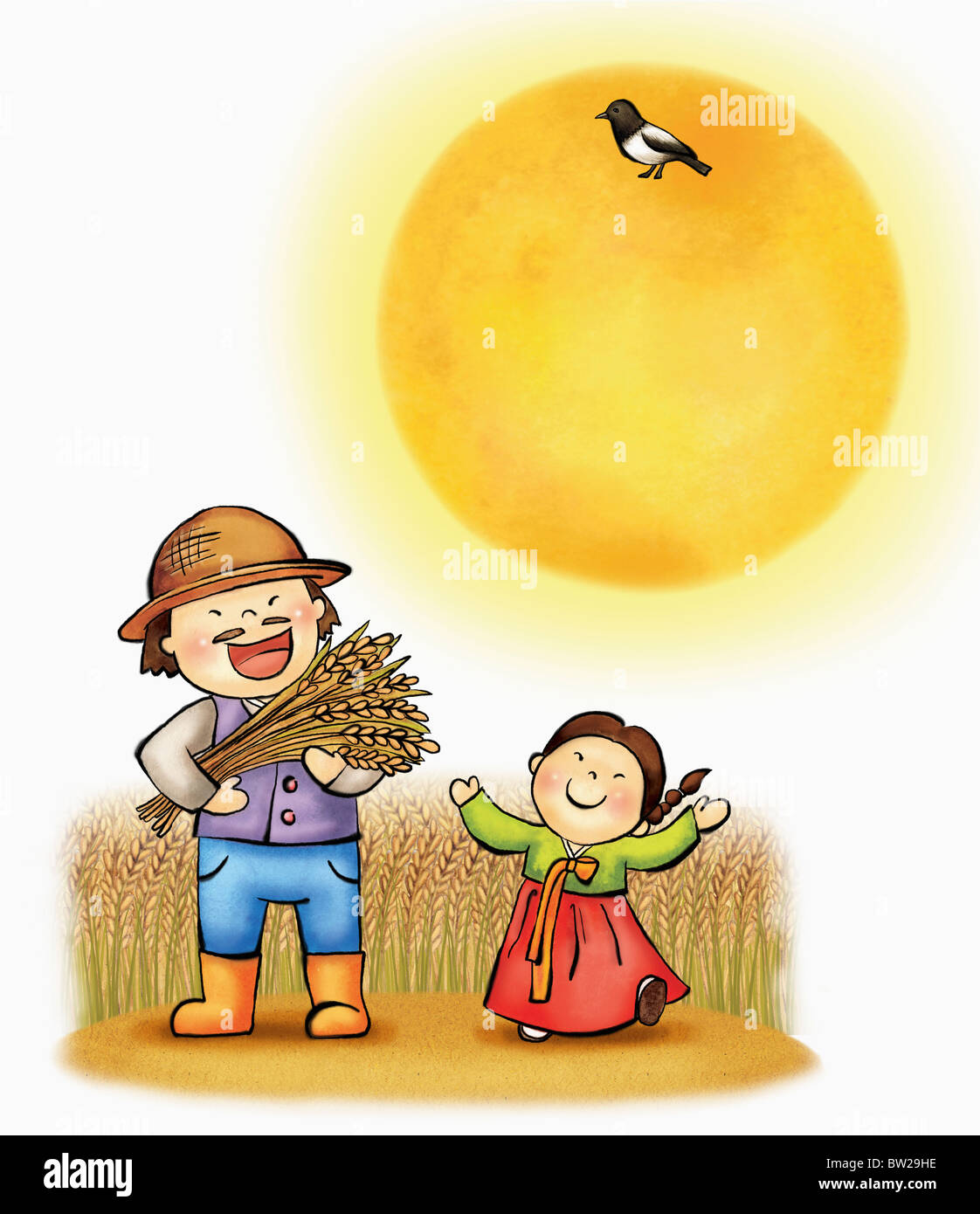 Chuseok greetings hi-res stock photography and images - Alamy