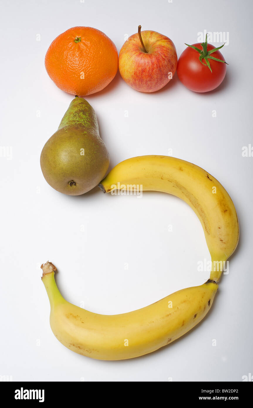 Five fruit a day hi-res stock photography and images - Alamy